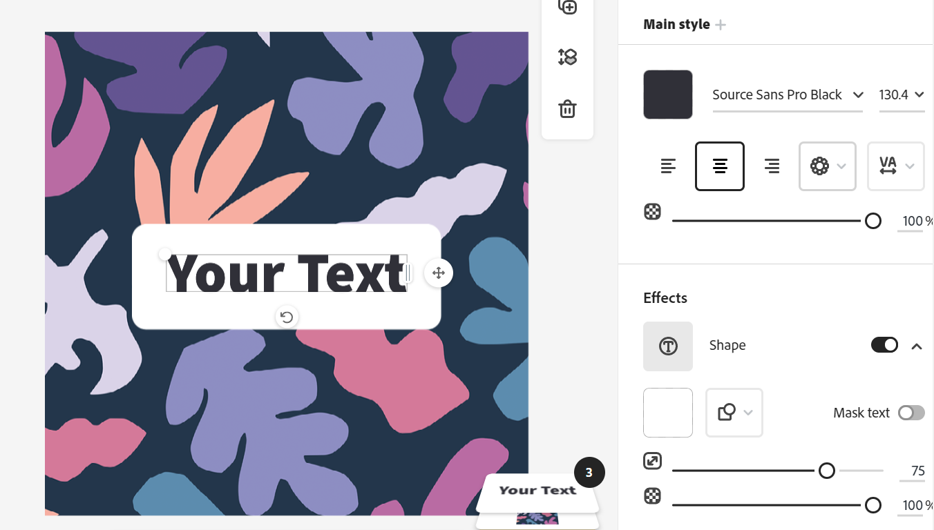 How to create a text overlaying an image - Adobe Product Community ...