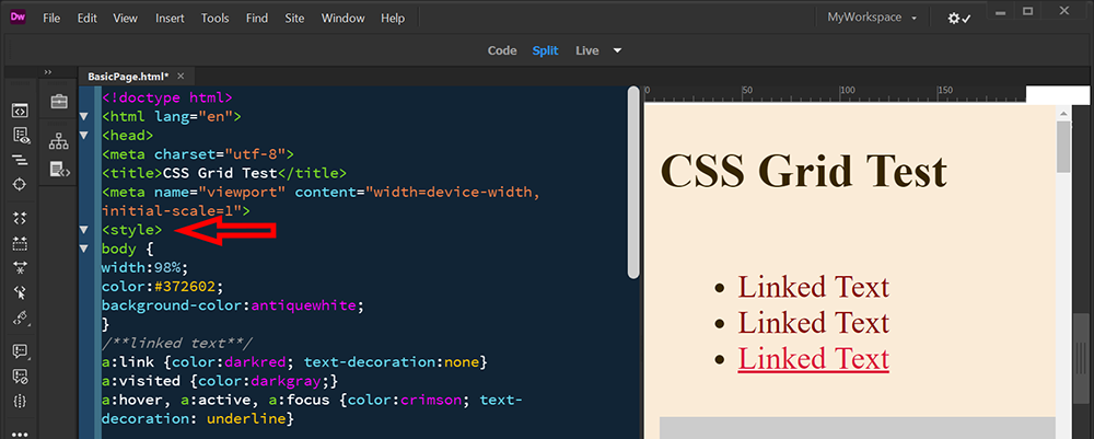 dreamweaver color text change under properties no... - Adobe Product ...