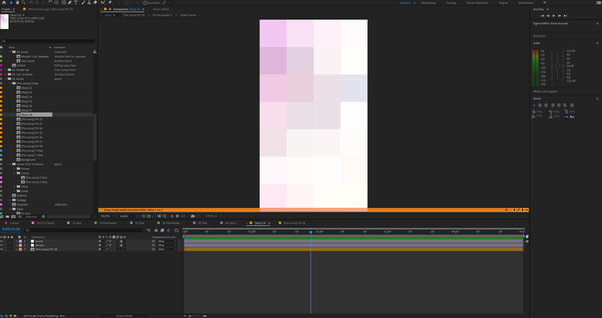 Change the contents of a copied composition - Adobe Product Community - 14014769