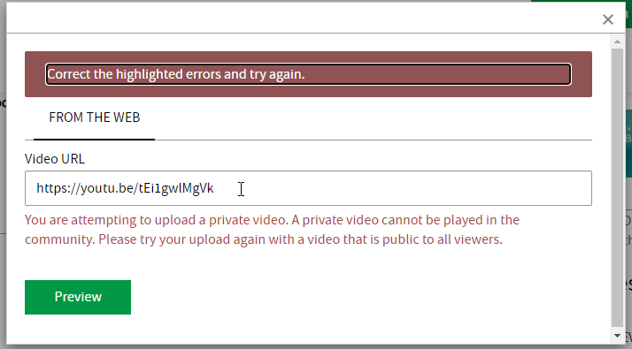 Solved: Fixed: can't embed unlisted YouTube videos - Adobe Product ...