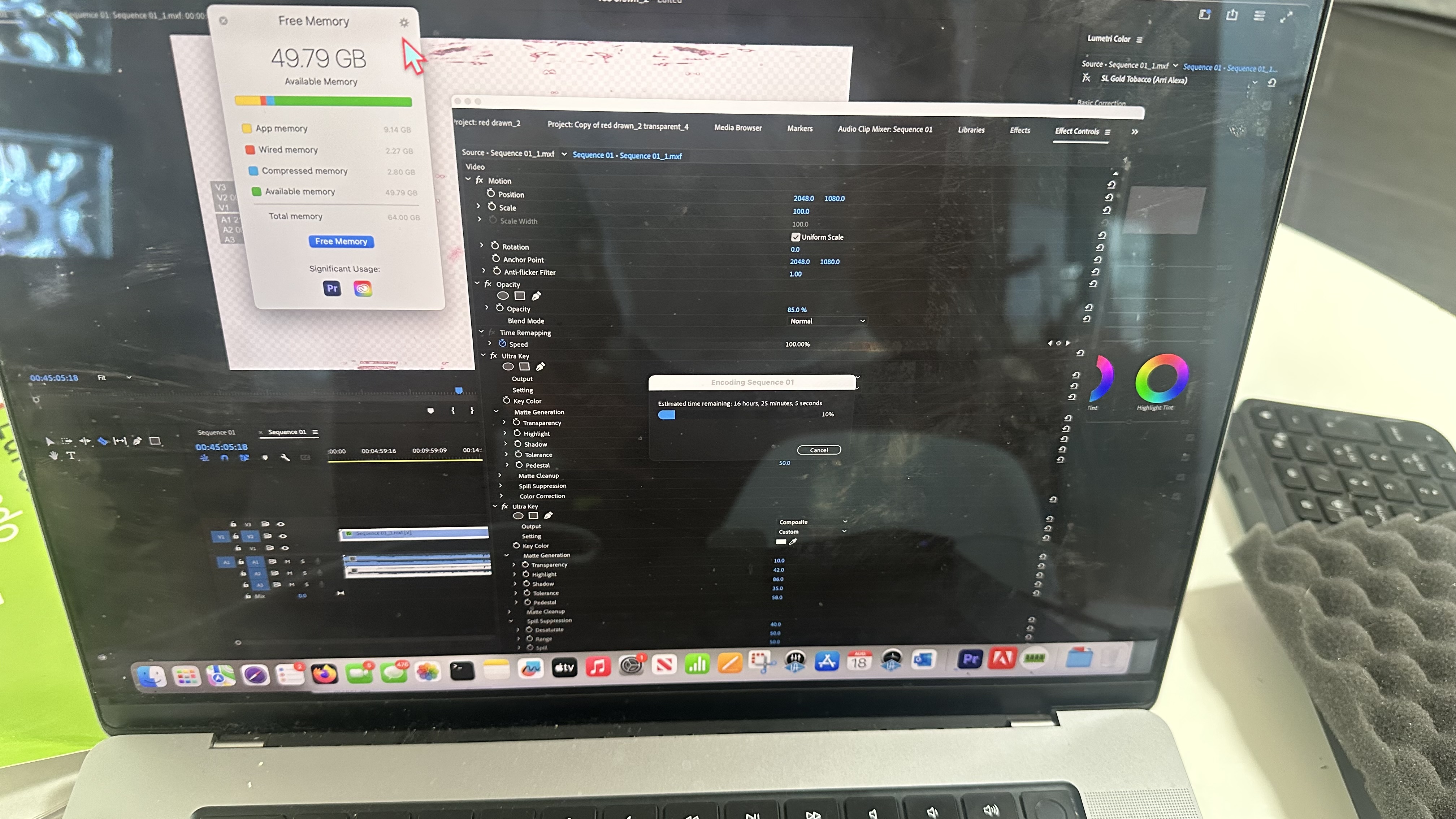 M2 Max 64gb -16 hour exports wtf - Adobe Product Community - 14019210