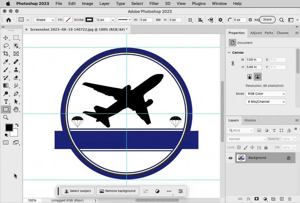 Solved: How Do I Cut out the edges of the rectangle? - Adobe Community ...