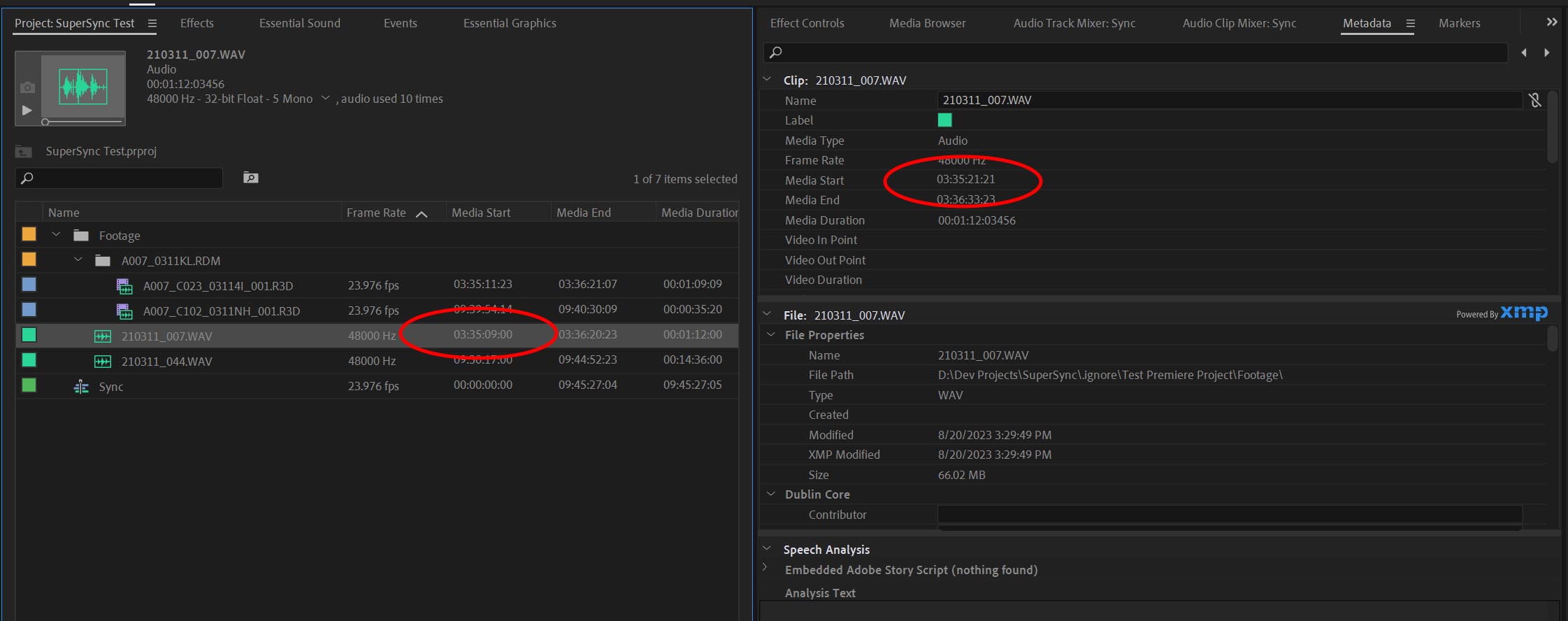 Solved: Premiere Pro 2023 Breaks Media Start Metadata - Adobe Product ...