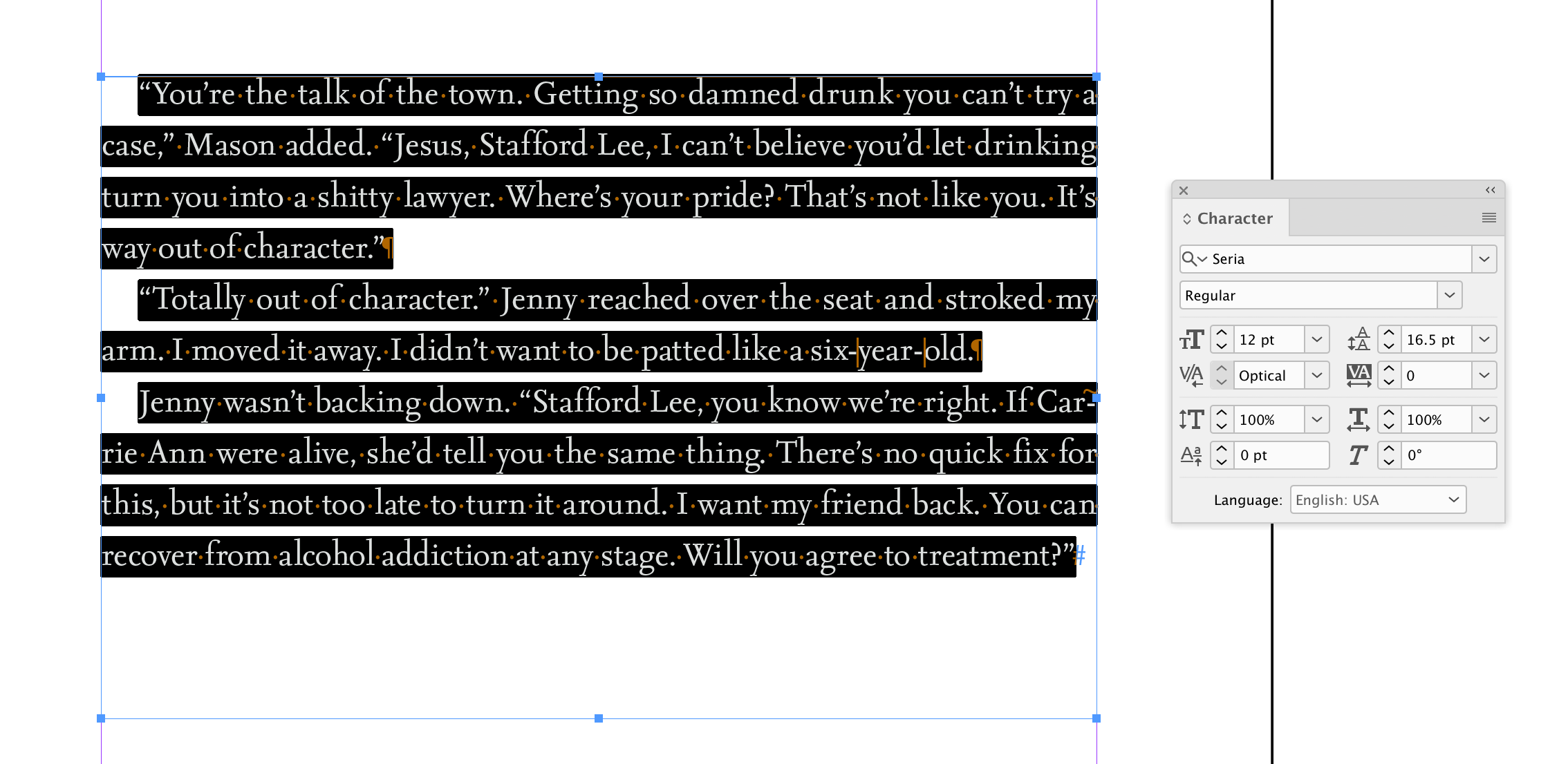 Paragraph Justification issue while using single l... - Page 2 - Adobe ...