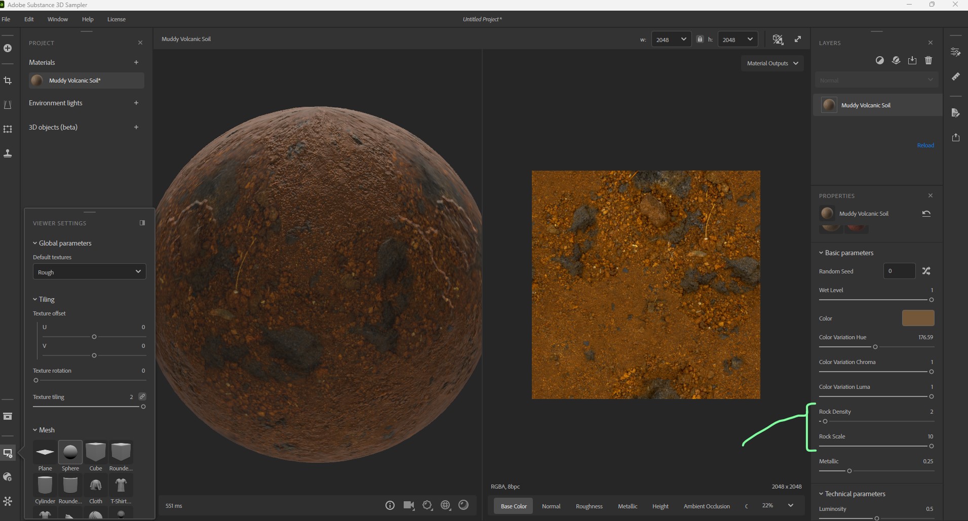 Solved Modify The Parameters Material To Appear Mosaic Adobe