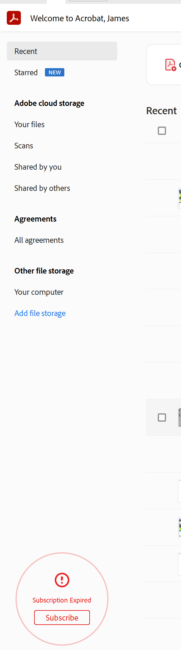 Solved: Adobe acrobat subscription - Adobe Product Community - 13434602