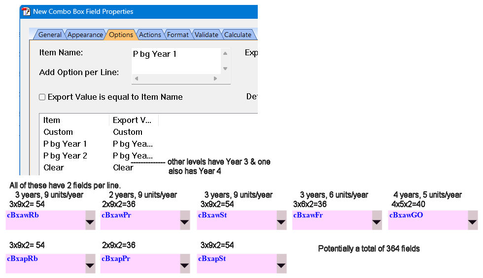 Dynamicly load info for use by combo box script - Adobe Product ...