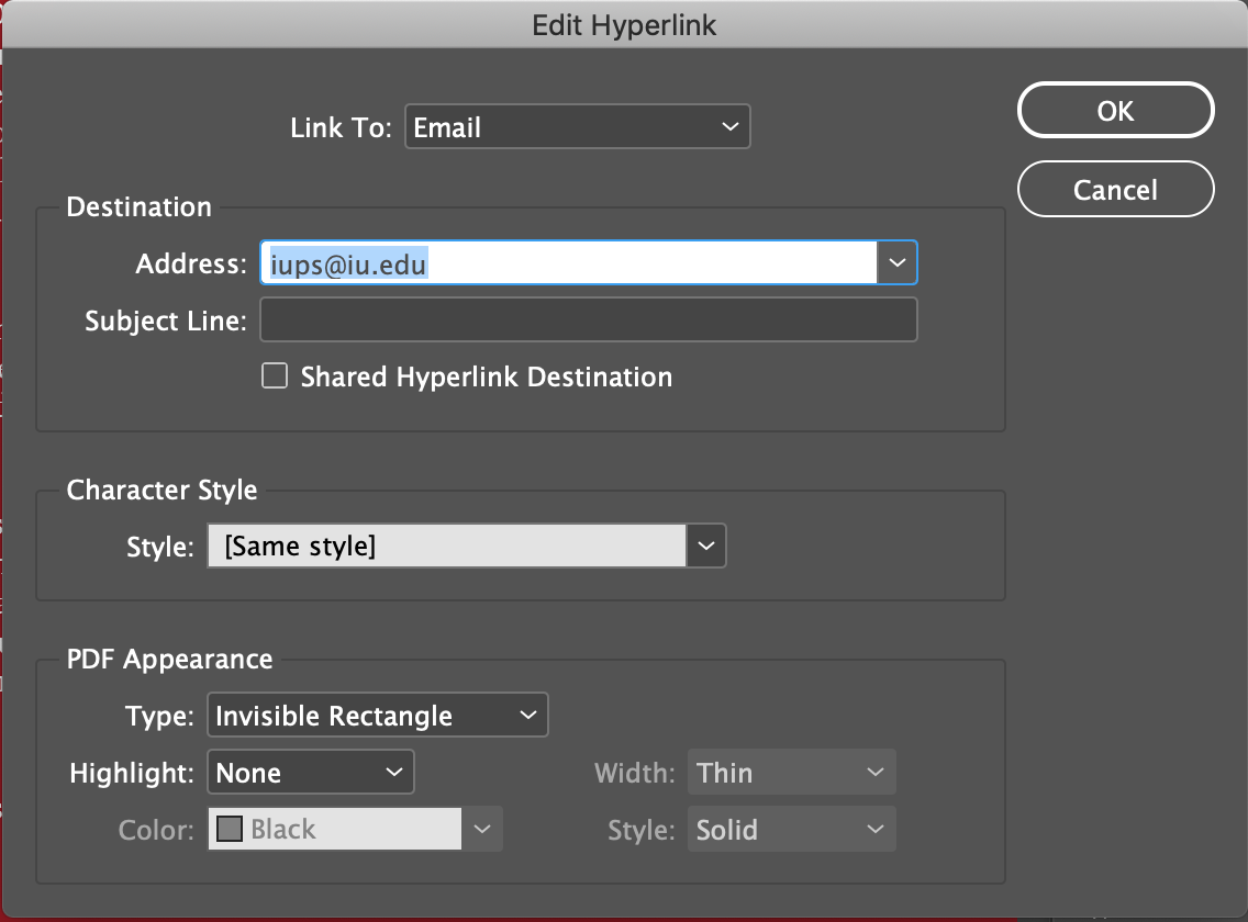 Mail hyperlinks not working in InDesign - Adobe Product Community ...
