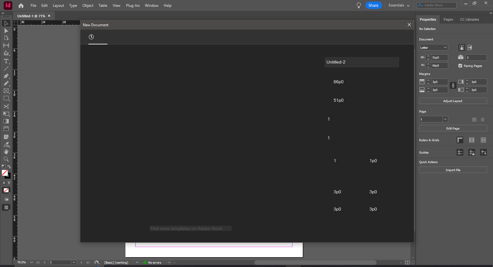 When I run InDesign or create a new document 95% o... - Adobe Product ...