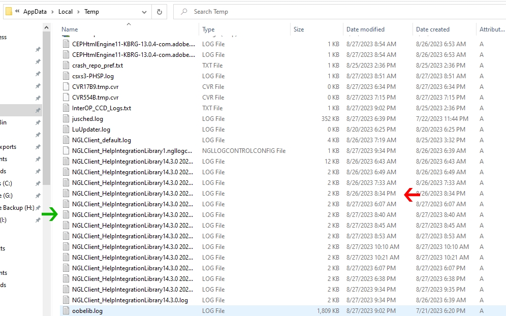 New User Windows 10 - lots of NGL Client temp file... - Adobe Product ...
