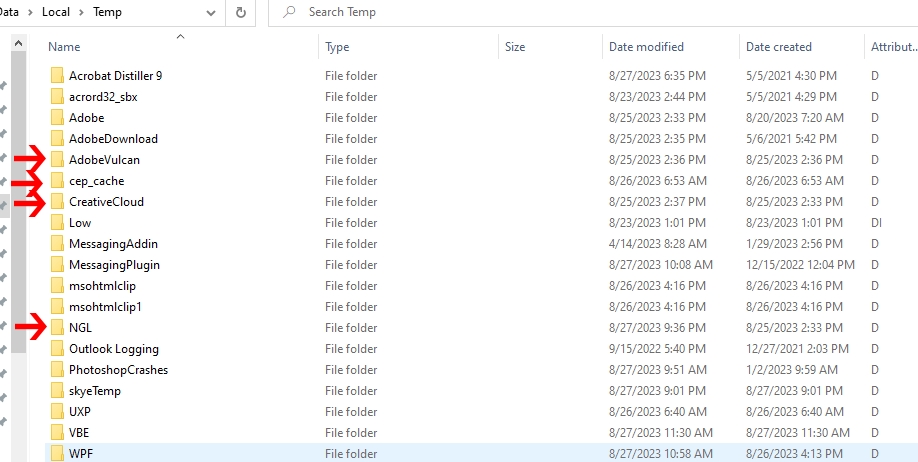 New User Windows 10 - lots of NGL Client temp file... - Adobe Product ...