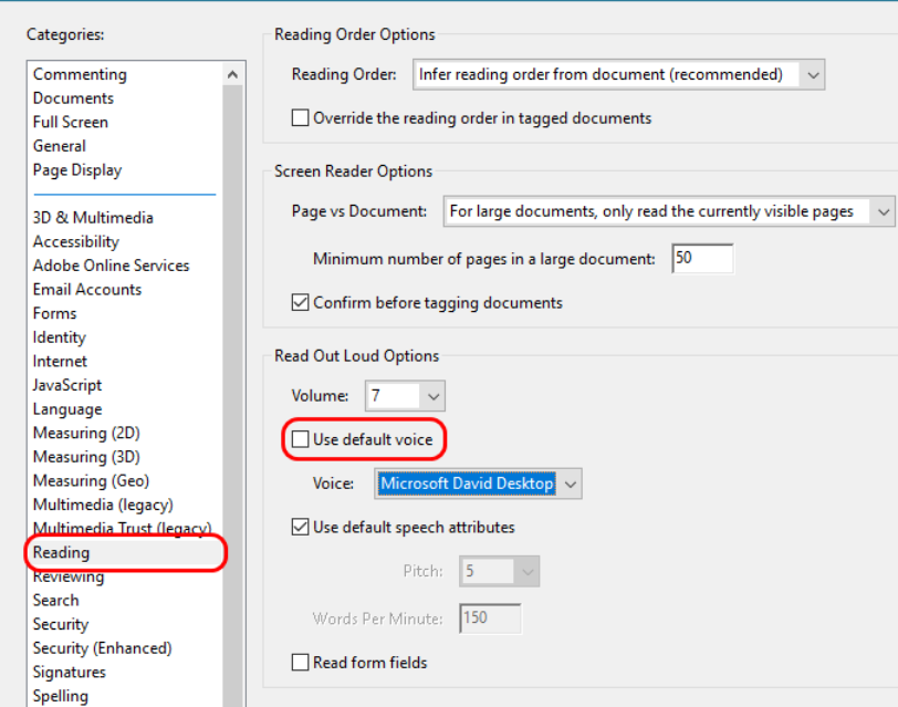 Unable to Use Read Out Loud Tool - Adobe Product Community - 14041725