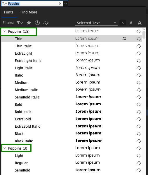All 'TEXT' (not a specific font) is missing on ope... - Adobe Community - 14039309
