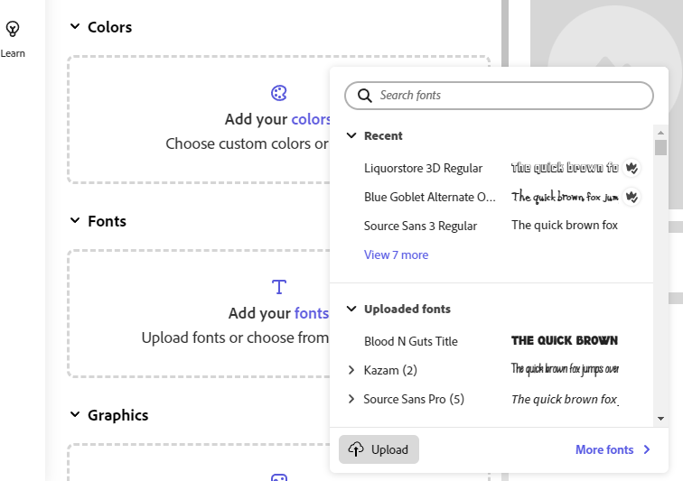 Solved: Uploading Fonts to Adobe Express Beta - Adobe Product Community - 13953418