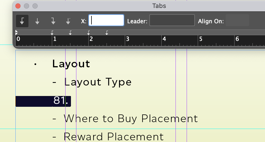 Indesign auto second tabs bullet without any setti... - Adobe Support ...