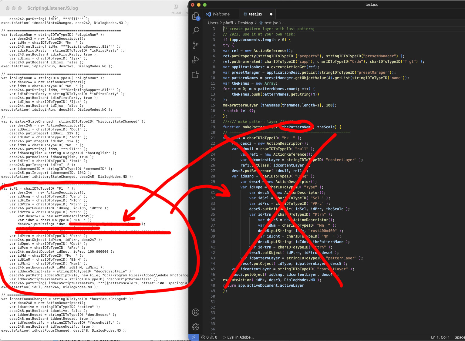 fill with auto creat pattern and fill pattern scri... - Adobe Support Community - 14050860