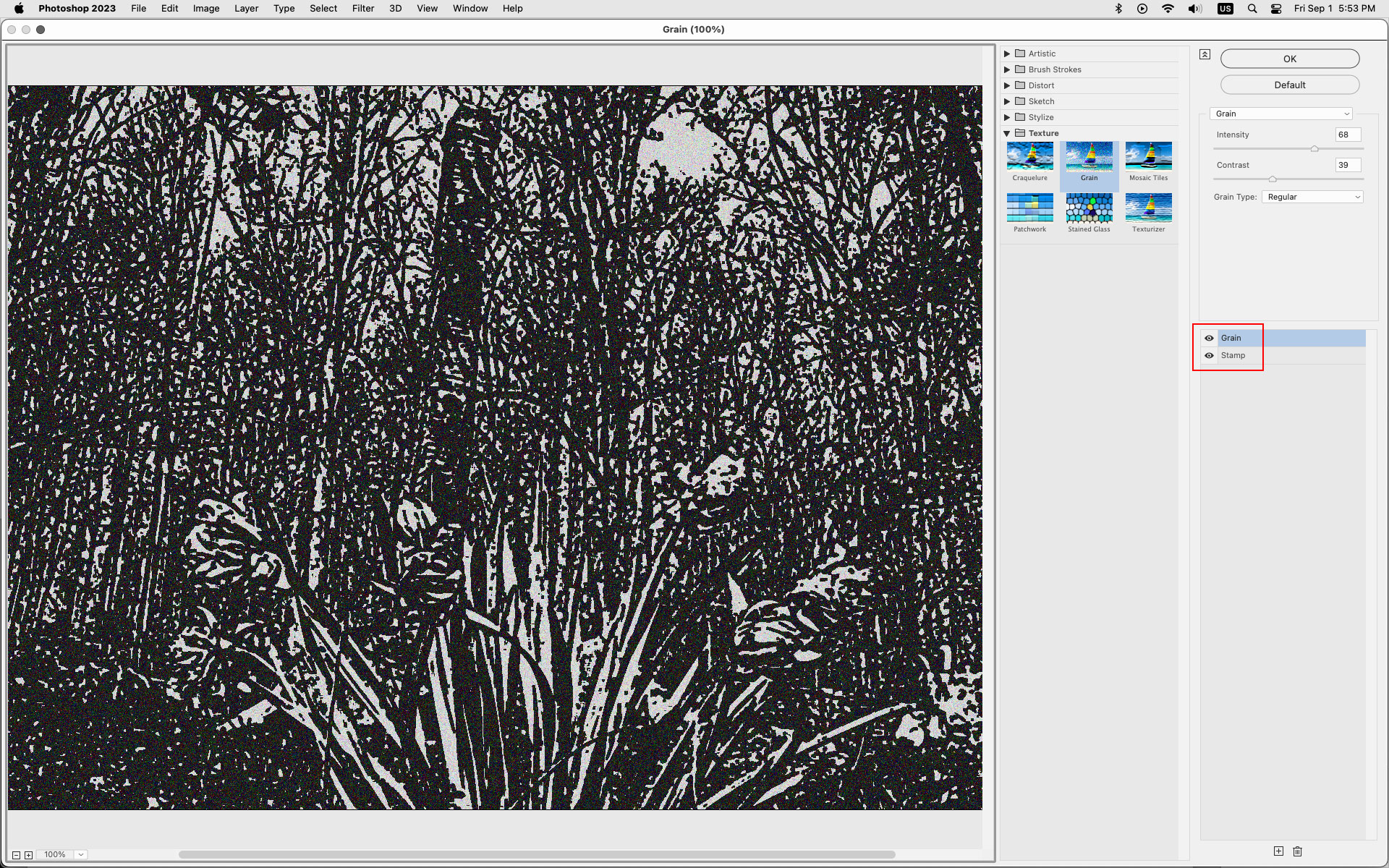 Stamp filter is not working correctly - Adobe Community - 14055540