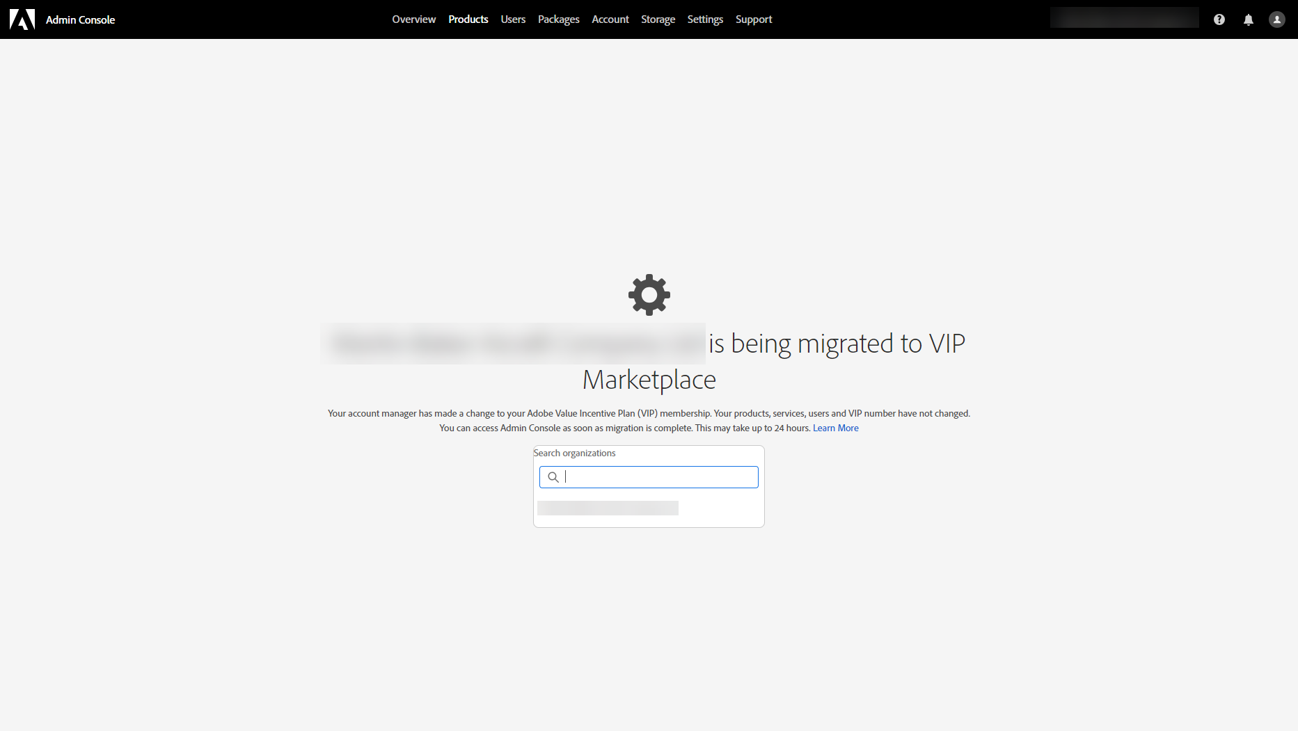 Admin Console - migration to VIP Marketplace - Adobe Community - 14064571