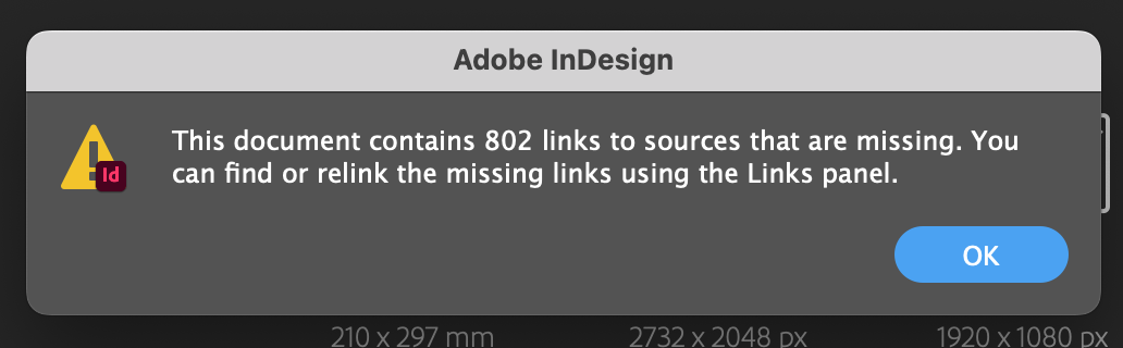 Links to Source Error - Adobe Community - 14065163