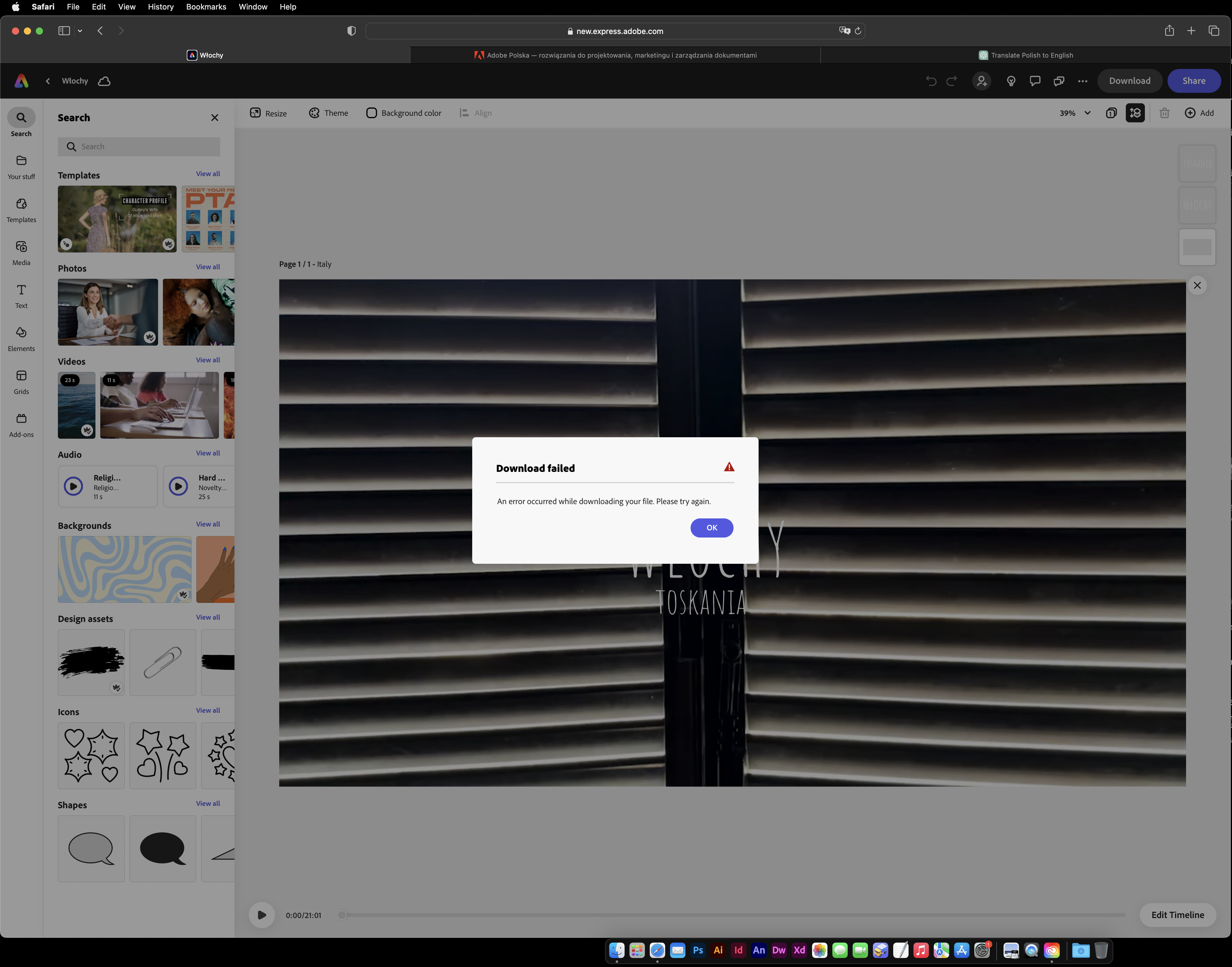 Solved: Adobe express download problem - Adobe Product Community - 14069563