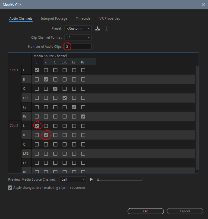 Export 5.1 surround + stereo audio - Adobe Community - 14072828