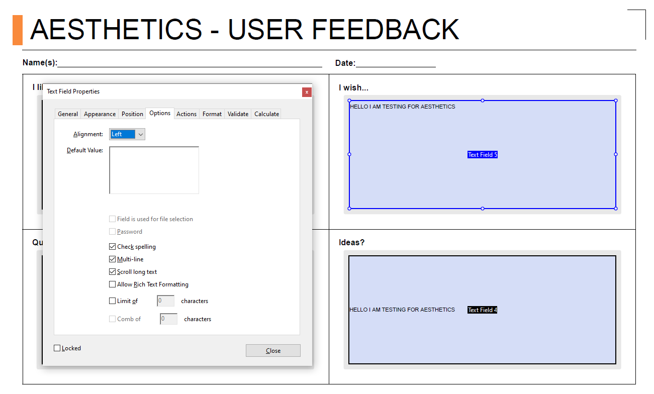 Solved: Interactive Text Fields - Formatting - Adobe Community - 14076824
