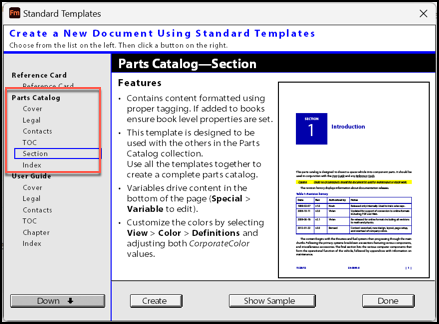 How to use standard Template in Adobe Frame Maker? - Adobe Community ...