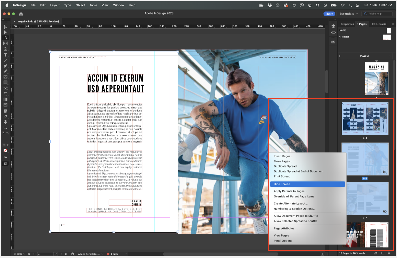 Unveiling InDesign's Latest Gem: "Hide Spread" Fea... - Adobe Community ...