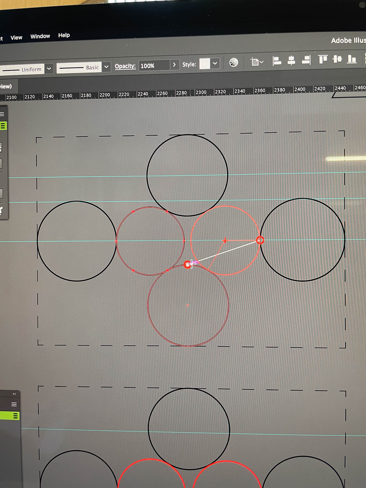 Solved: How to (accurately) fill a space between three cir... - Adobe Product Community - 14079293
