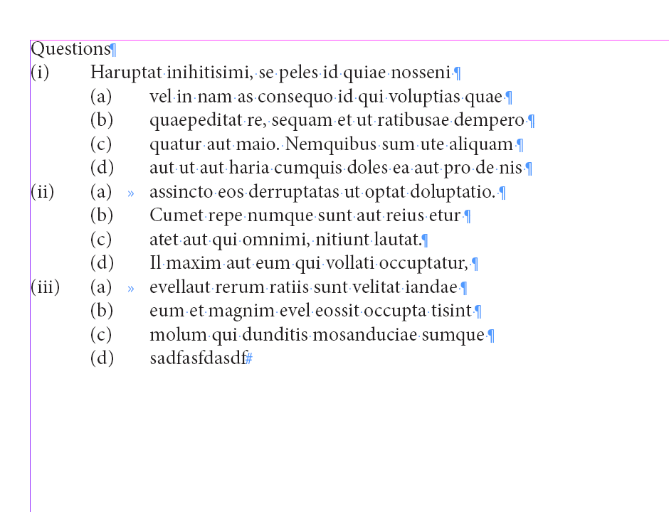 Multi level list item on same line/paragraph - Adobe Product Community ...
