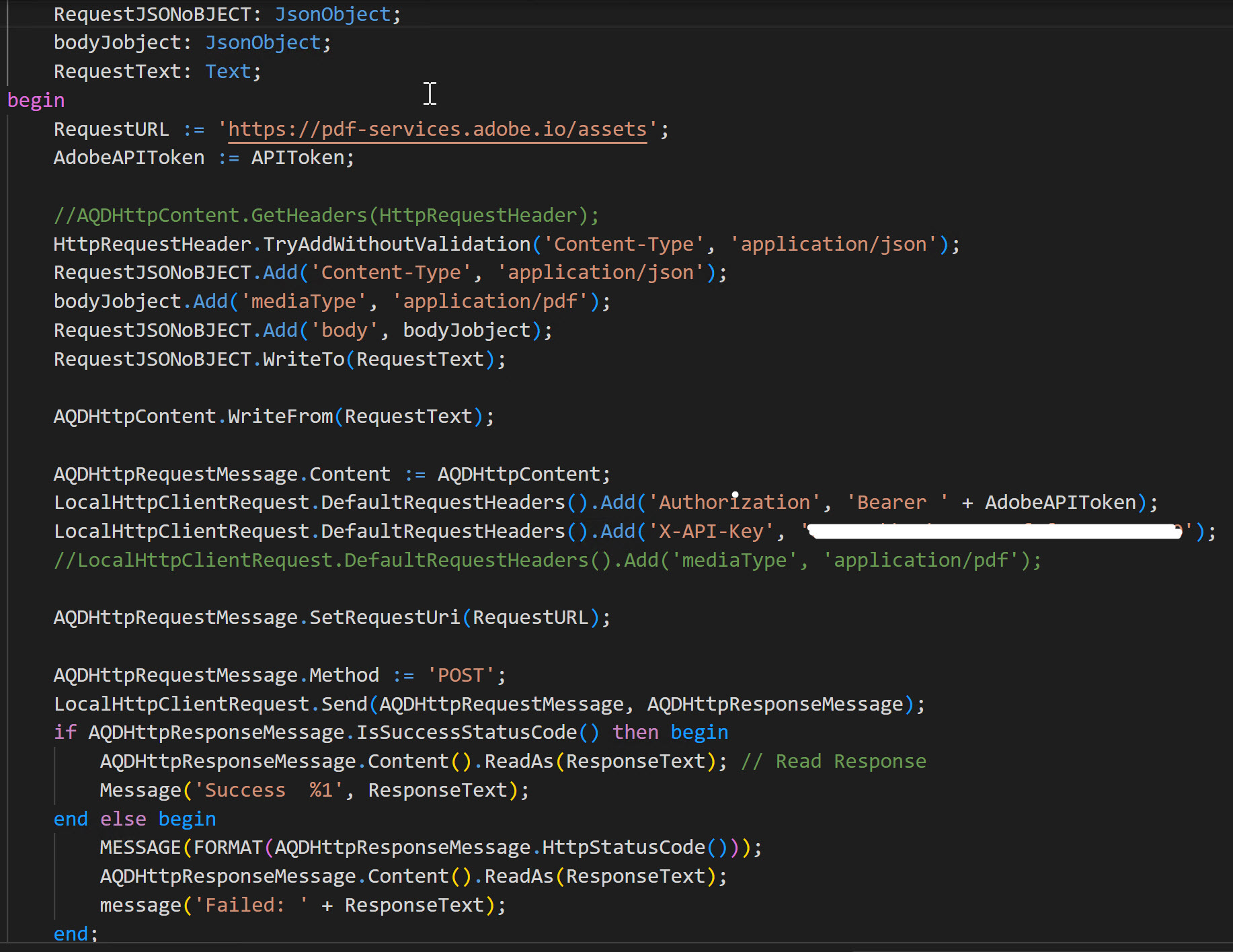 Failed: 415{"reason":"HTTP 415 Unsupported Media T... - Adobe Product Community - 14079770