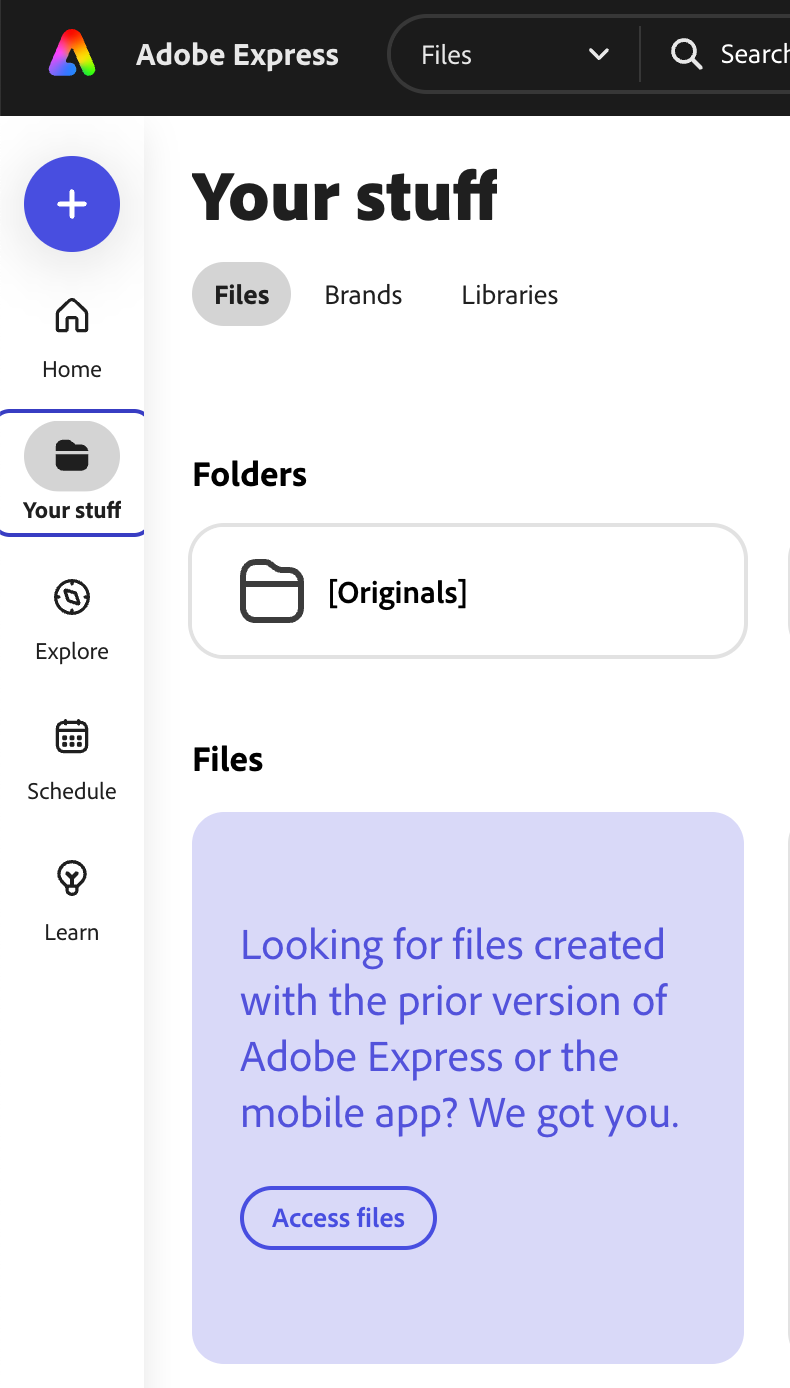 Can't access older files - Adobe Community - 14074245