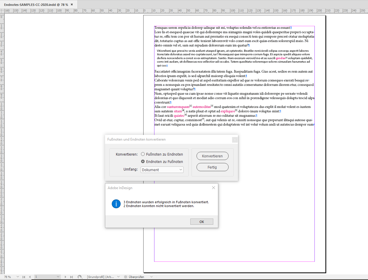 [ CC-2019 and 2020 ] The Convert-Endnotes-To-Footn... - Adobe Product ...