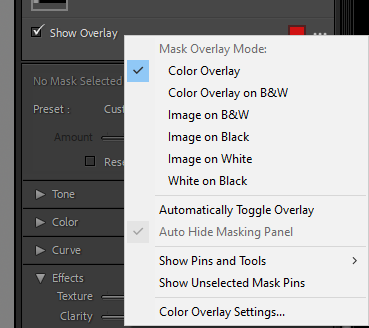 Solved: Can't bring overlay color palette in mask - Adobe Product ...