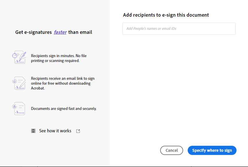 "Prepare a Form" signature request defaults to "re... - Adobe Product ...