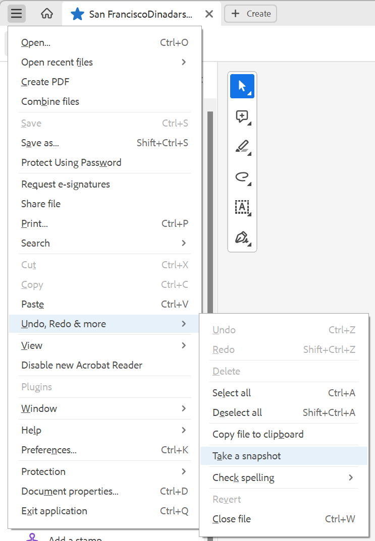 Solved: Re: Can' use Snap Shot in Acrobat anymore without ... - Adobe Product Community - 13891777