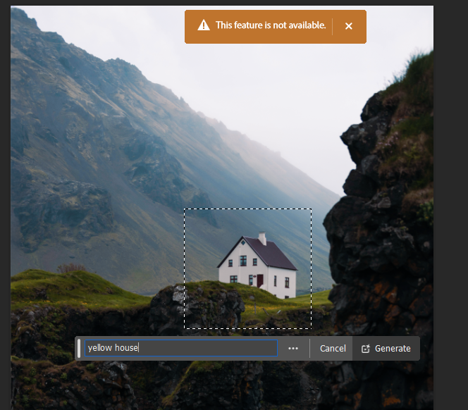 Can't use Generative Fill/Expand - Adobe Product Community - 14087157