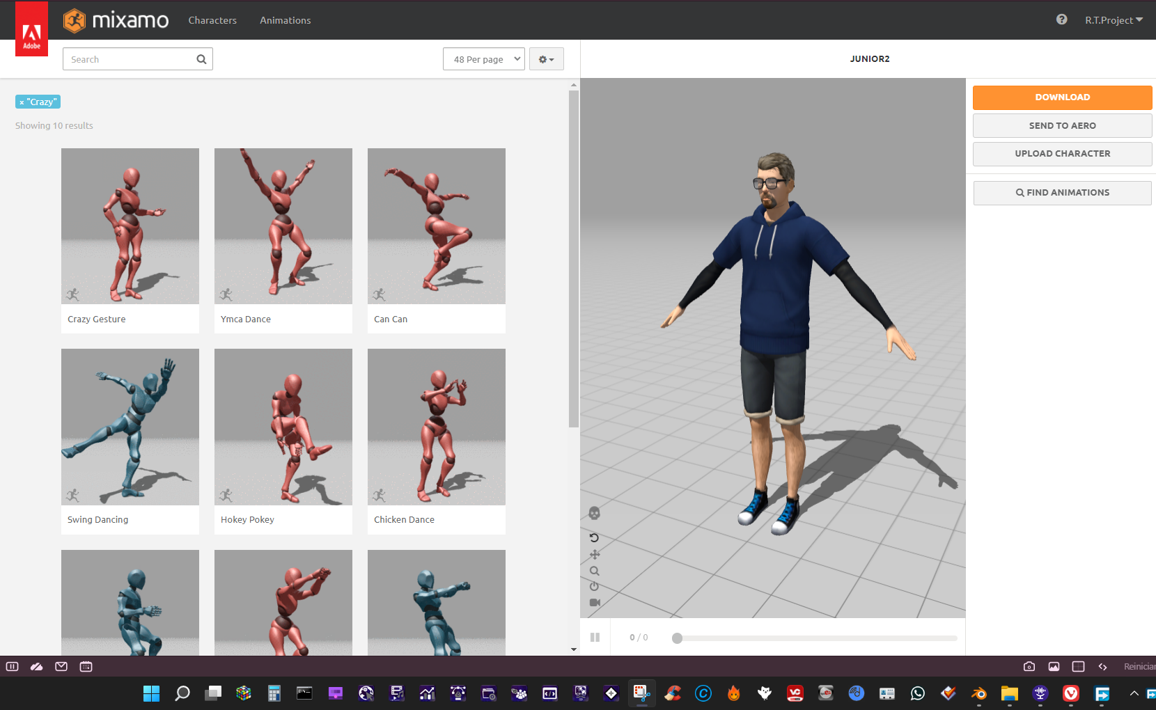 Solved: mixamo animations import to blender messed up - Adobe Product Community - 14094916