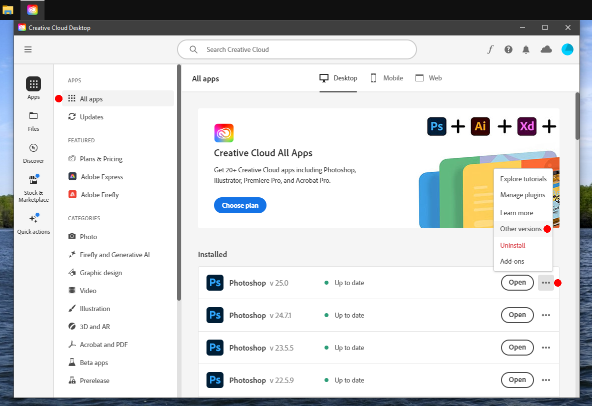 Solved: Contextual Task Bar grayed out in window menu - Adobe Community ...