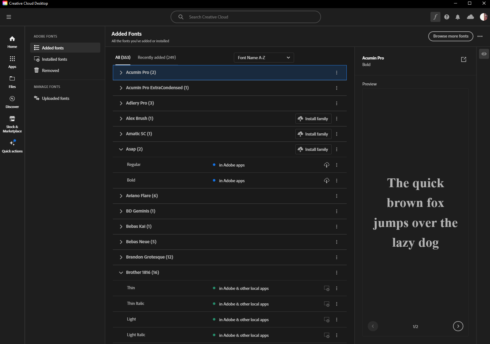 Adobe Fonts not syncing with Creative Cloud accoun... - Adobe Product ...