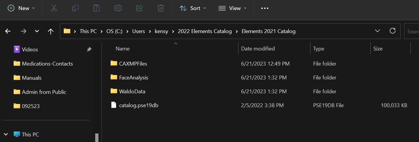 Solved: Restoring Elements 2022 and its Database - Adobe Community ...