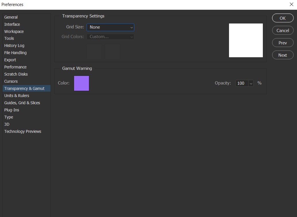 Solved: Transparency Settings - Grid Size: None (Rendering... - Adobe Product Community - 10939751