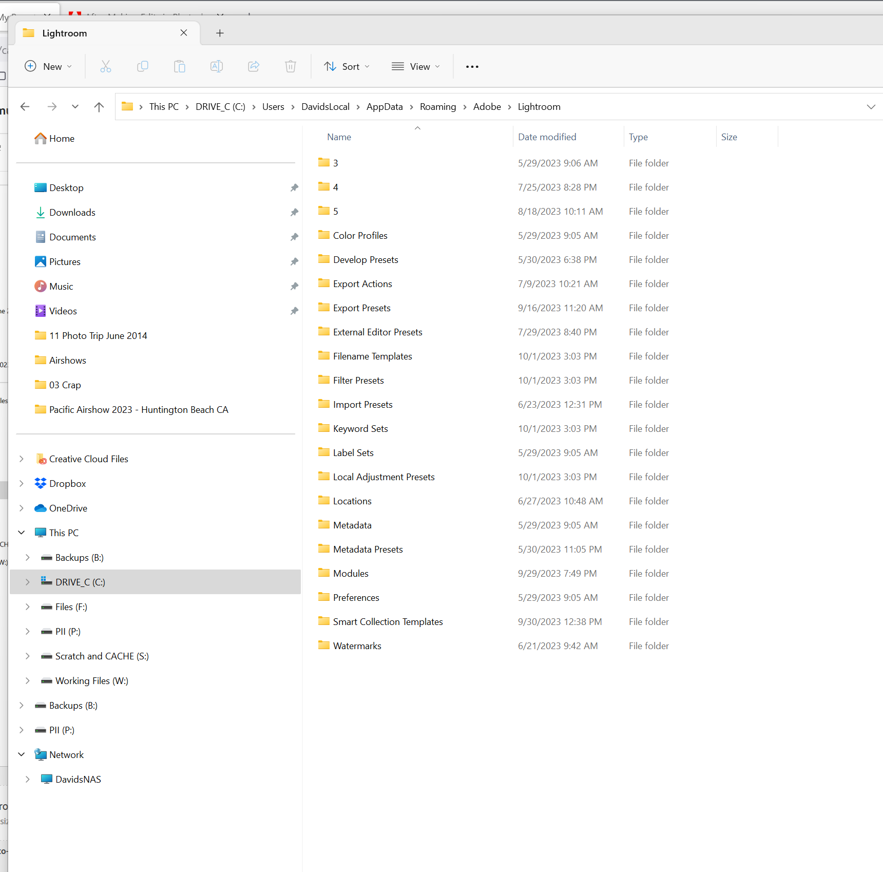 Solved: Can't Delete My Presets - Adobe Product Community - 9871099