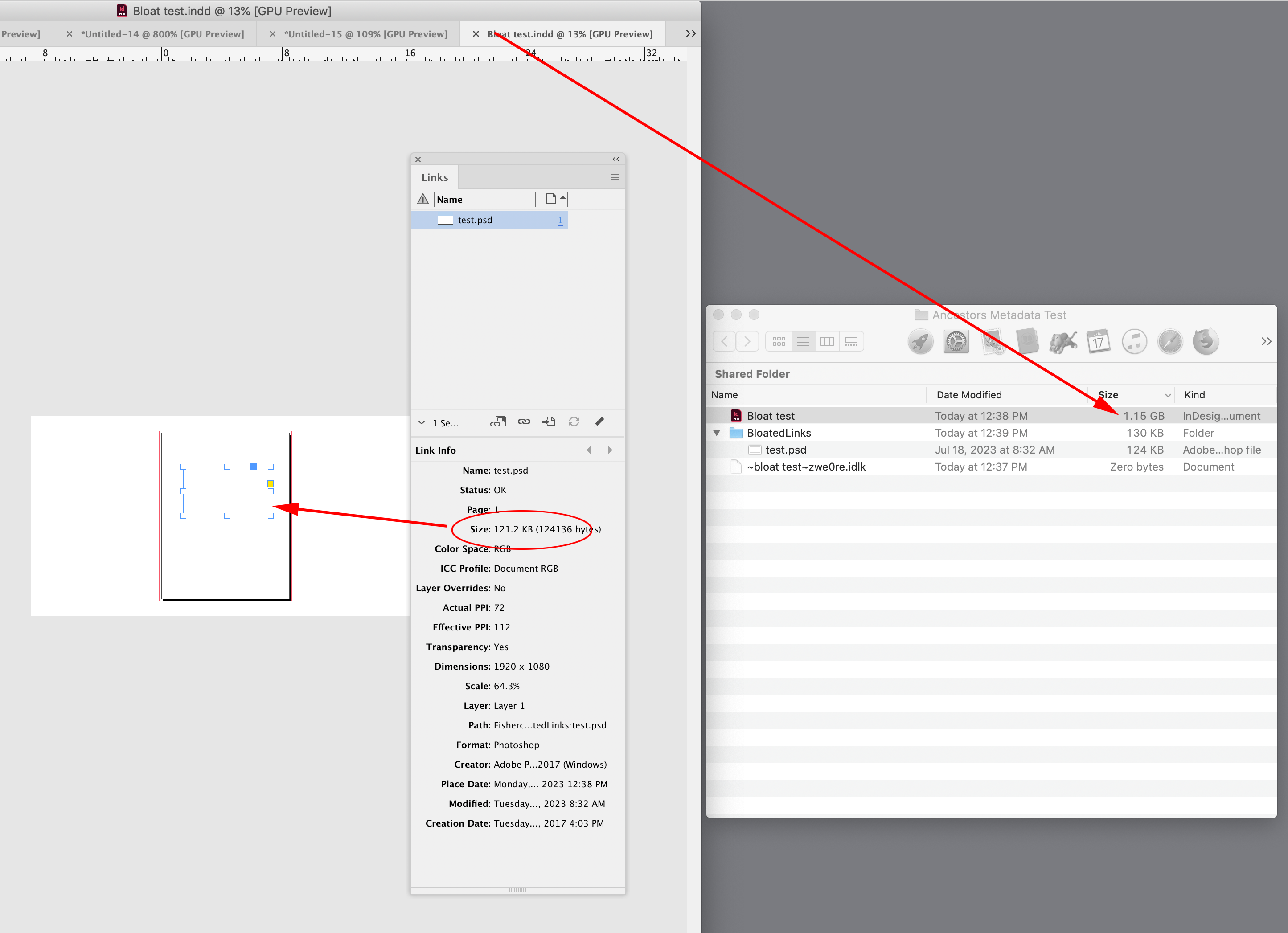 Huge documents when saved with "Screen Mode Normal... - Page 2 - Adobe ...