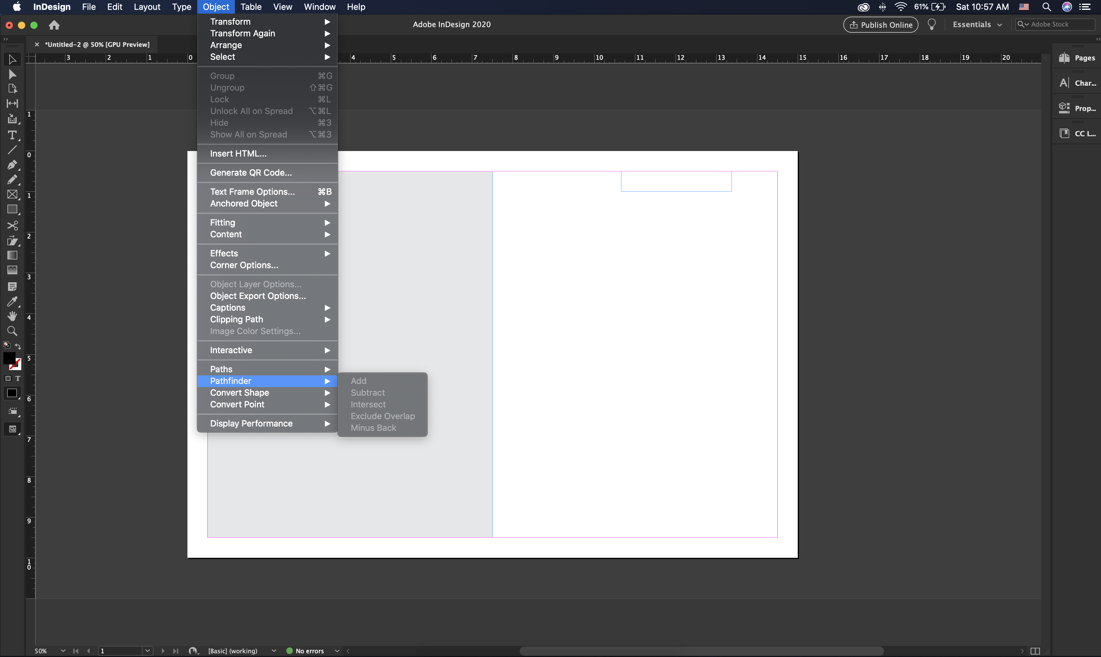 Solved: Can't add Pathfinder to InDesign workspace? - Adobe Product ...