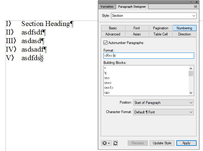 Adding New Headings - Adobe Product Community - 14120111