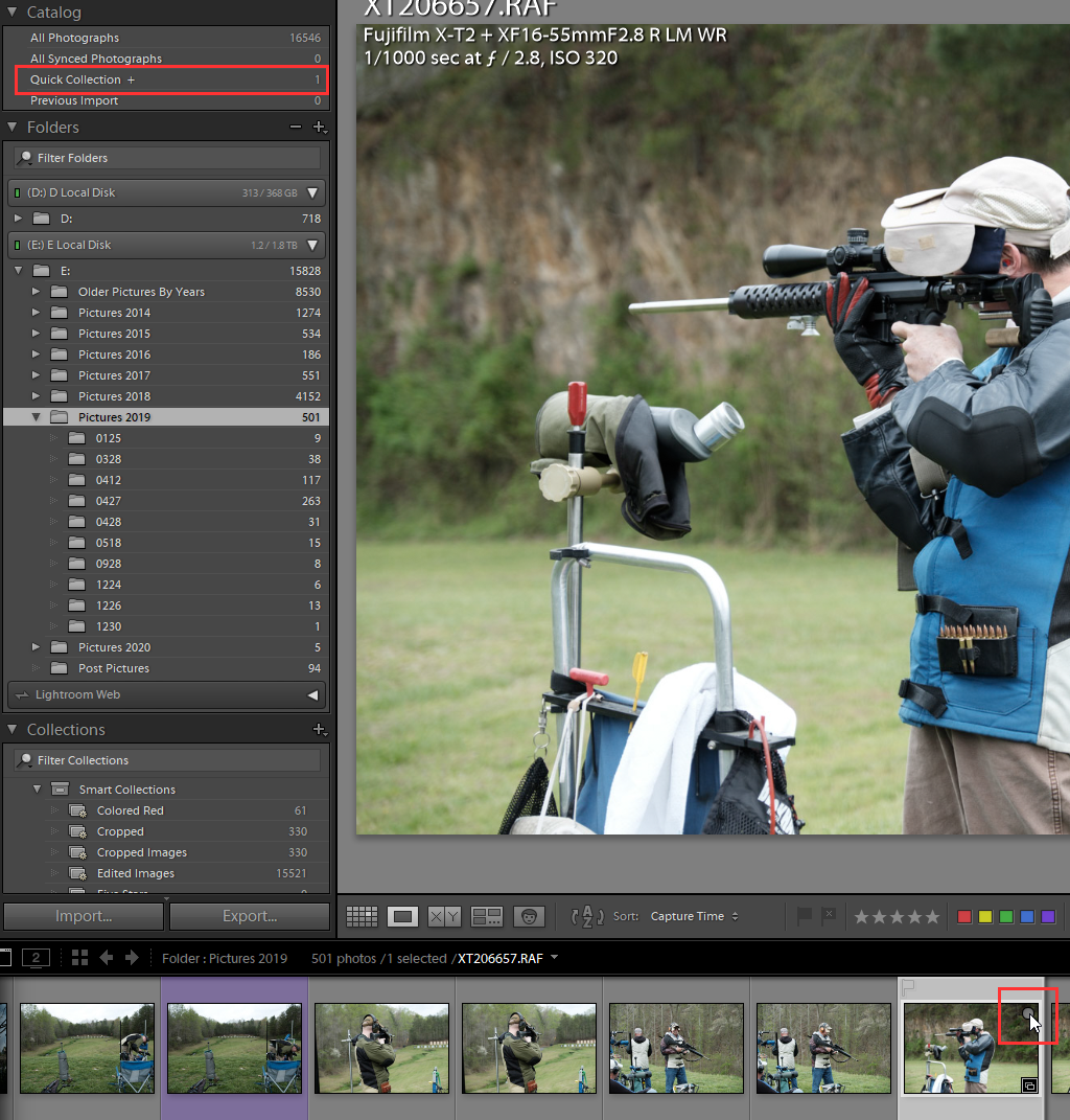 Quick collection button not working in lightroom - Adobe Community ...