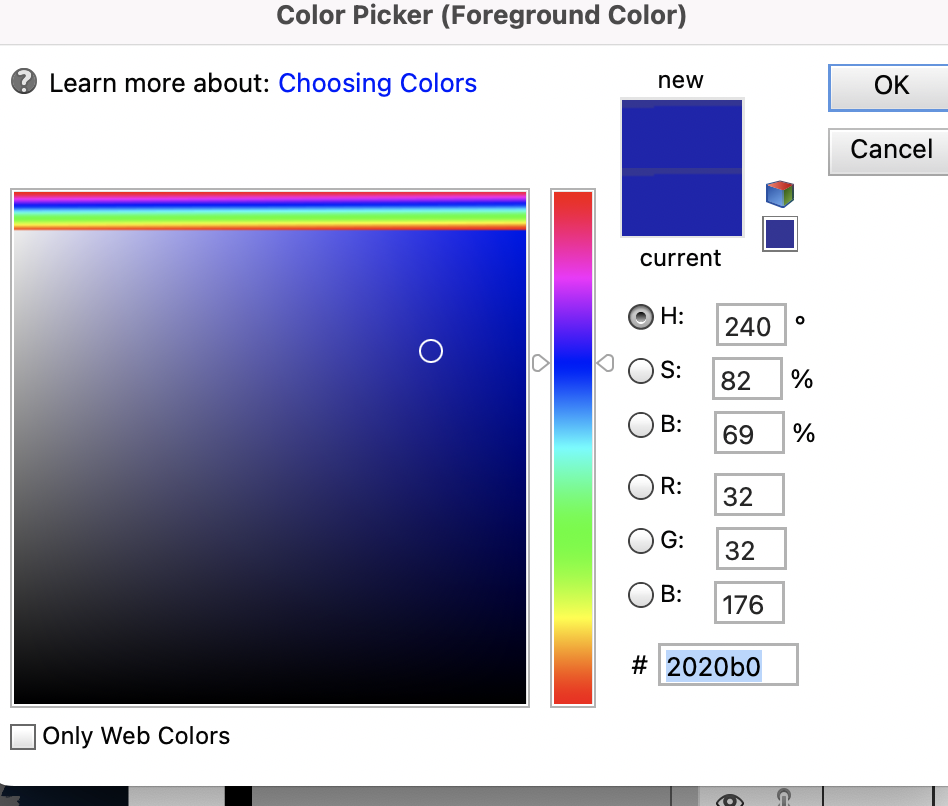 PS elements 2022--problem with color picker---spli... - Adobe Community ...