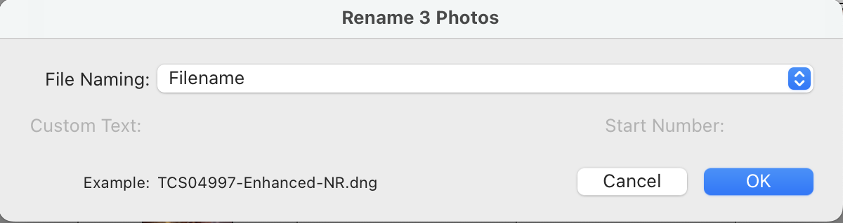 P: A way to alter the naming for Enhanced filename... - Adobe Product ...