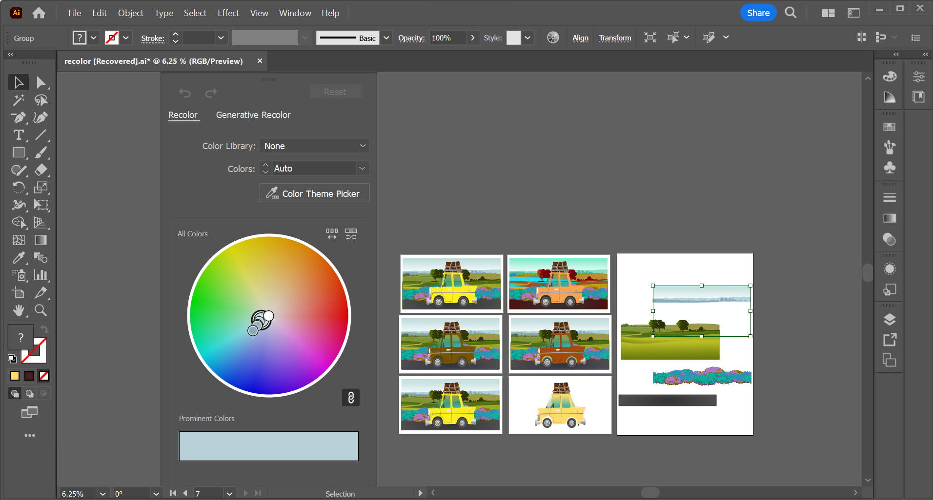 Solved: Recolor Artwork Panel seems stuck & can only move ... - Adobe ...